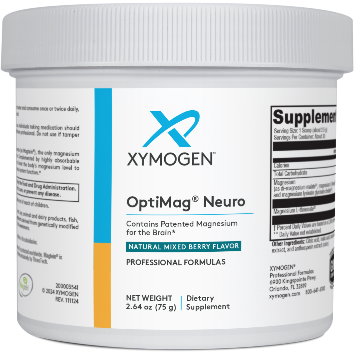 OptiMag® Neuro Mixed Berry 30 Servings – HormoneSynergy