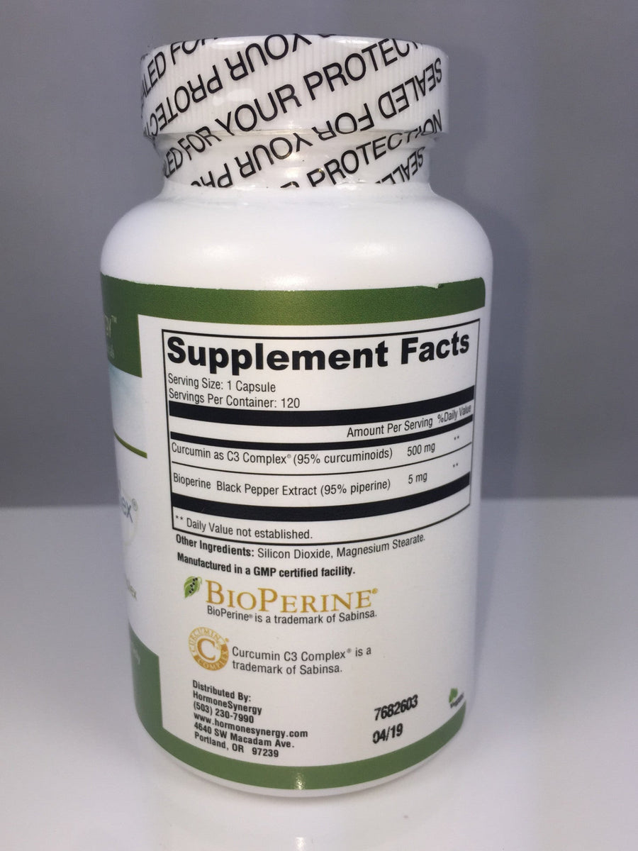 Curcumin C3 Complex® with BioPerine 95% Curcuminoids supplement ...